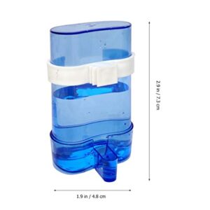 PRETYZOOM 6Pcs Automatic Bird Feeder Water Dispenser Food Bowl Bottle Drinker Container for Cage Pet Parrot Budgie Lovebirds Cockatiel Canaries Parakeets