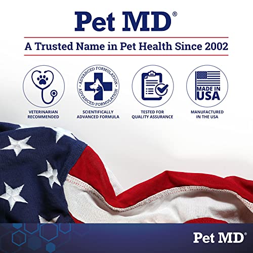 Pet MD Stool-Fix - Powdered Clay Anti Diarrhea for Dogs & Cats - Anti Diarrheal Treatment for Upset Stomach Relief, Promotes Normal Stool - 100g