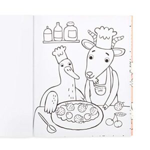 Color-in' Book: Little Farm Friends (8" x 10")