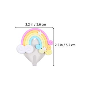 SOIMISS 2pcs Rainbow Wall Hook Cute Hook Drill Free Wall Hangers Key Hat Towel Hooks for Home Office Kids Room Hook Decoeration