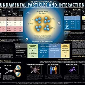 Contemporary Physics Education Project Thirty Fundamental Particles and Interactions Charts (16" x 11")