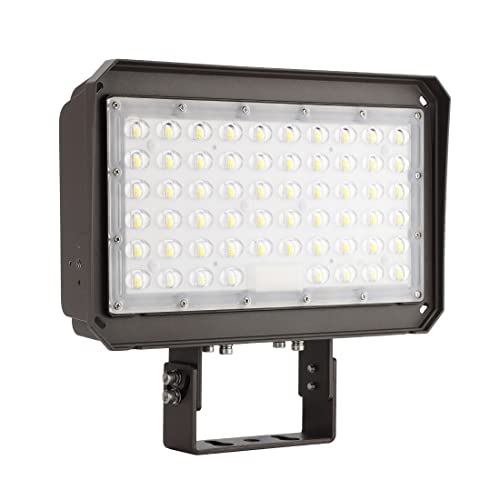 kadision 200W Parking Lot Lights Commercial LED Area Lights Outdoor, Super Bright 26000lm 5000K 100-277V IP65, Dusk to Dawn LED Flood Light with Trunnion Mount, ETL Listed