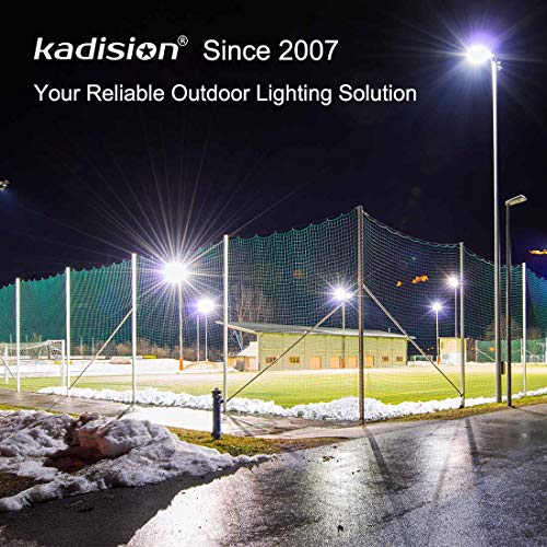 kadision 200W Parking Lot Lights Commercial LED Area Lights Outdoor, Super Bright 26000lm 5000K 100-277V IP65, Dusk to Dawn LED Flood Light with Trunnion Mount, ETL Listed