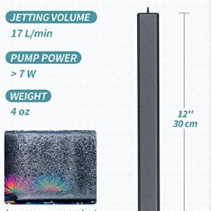 Pawfly 12 Inch Air Stone Grey Mineral Bubble Stone Bar Diffuser Bubbler Airstones for Aquarium, Fish Tank, and Pump