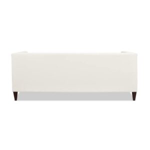 Jennifer Taylor Home Jack, 84" Sofa, Cloud White Performance Velvet