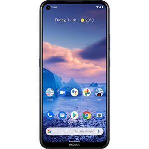 nokia 5.4 | android 10 | unlocked smartphone | 2-day battery | dual sim | us version | 4/128gb | 6.39-inch screen | 48mp quad camera | polar night