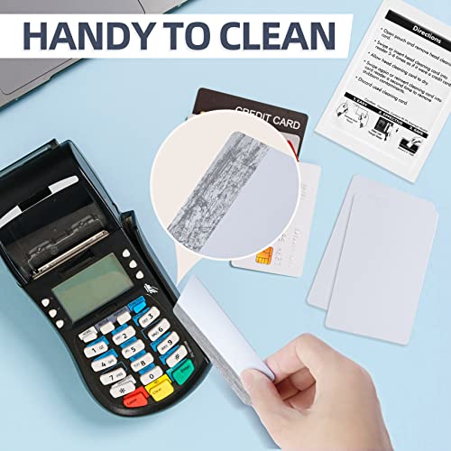 Zhi Yin CR80 Cleaning Cards, Dual Side Card Reader Cleaner, POS Swipe Terminal Cleaning Cards CK-CR80 (20pcs)