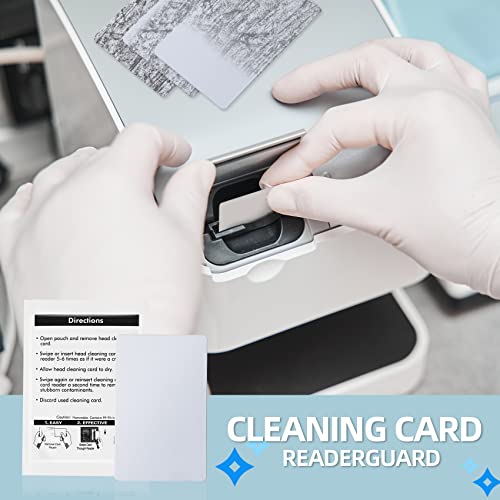 Zhi Yin CR80 Cleaning Cards, Dual Side Card Reader Cleaner, POS Swipe Terminal Cleaning Cards CK-CR80 (20pcs)