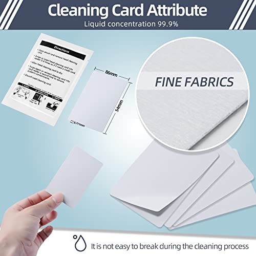 Zhi Yin CR80 Cleaning Cards, Dual Side Card Reader Cleaner, POS Swipe Terminal Cleaning Cards CK-CR80 (20pcs)