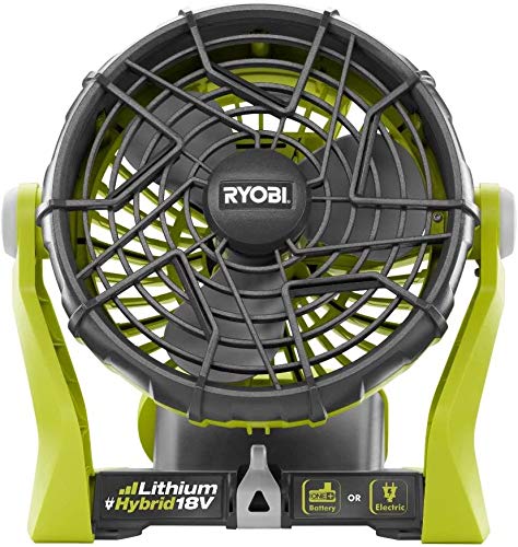 Ryobi Tools 18-Volt Hybrid Portable Fan Kit with Battery and Charger (No Retail Packaging)