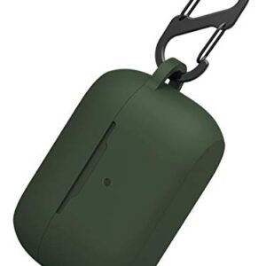 Geiomoo Compatible with Jabra Elite 85t Silicone Carrying Case, Portable Scratch Shock Resistant Cover (Emerald Green)