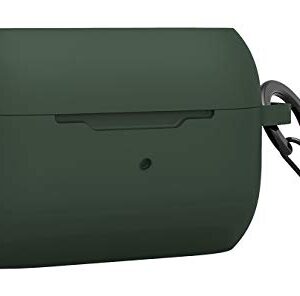 Geiomoo Compatible with Jabra Elite 85t Silicone Carrying Case, Portable Scratch Shock Resistant Cover (Emerald Green)