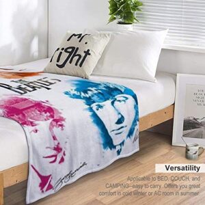 ZJLOVECPP Beatles Flannel Blanket,Soft Lightweight Throw Blanket Microfiber Cozy Warm Fuzzy Throw Blankets for The Bed Sofa Couch 50''×60''