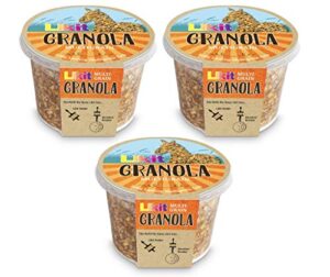 likit 3 pack of granola multigrain horse treats, 19.4 ounces each, for activity toys