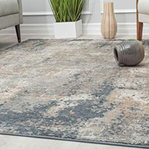 Rugs America Ludlow MD15A Hill Castle Stone Transitional Vintage Area Rug, 2'6" x 4'