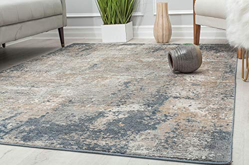 Rugs America Ludlow MD15A Hill Castle Stone Transitional Vintage Area Rug, 2'6" x 4'