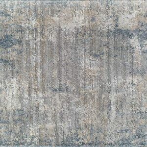 Rugs America Ludlow MD15A Hill Castle Stone Transitional Vintage Area Rug, 2'6" x 4'