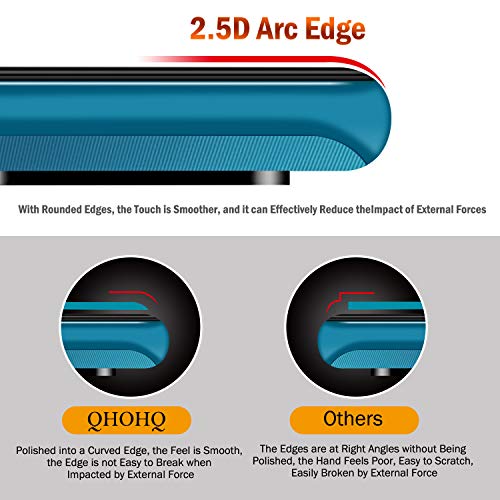 QHOHQ 3 Pack Screen Protector for Samsung Galaxy A12 ＆ A12 Nacho ＆ M12 with 3 Packs Camera Lens Protector,Tempered Glass Film,9H Hardness, HD, Anti-Scratch, 2.5D Edge, Anti-Fingerprint, Easy Install