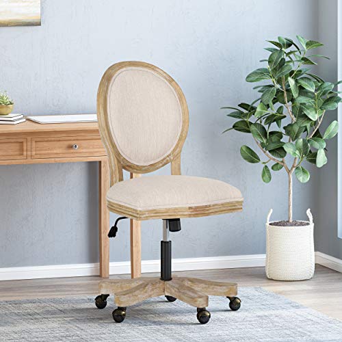 Christopher Knight Home Pishkin Office Chair, Beige + Natural