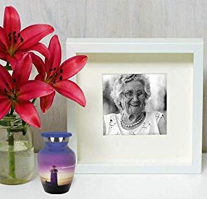 Trupoint Memorials Cremation Urns for Human Ashes - Decorative Urns, Urns for Human Ashes Female & Male, Urns for Ashes Adult Female, Funeral Urns - Lighthouse, 1 Small Keepsake