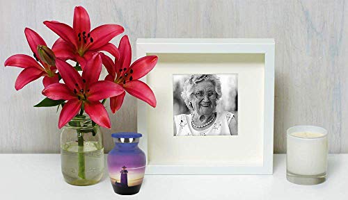 Trupoint Memorials Cremation Urns for Human Ashes - Decorative Urns, Urns for Human Ashes Female & Male, Urns for Ashes Adult Female, Funeral Urns - Lighthouse, 1 Small Keepsake