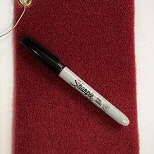 USA Fabric Store Red Auto One Premium Automotive Carpet Upholstery Fabric 80 inches W 18 Oz. by The Yard