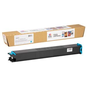 shiki compatible toner cartridge for sharp mx-2630n/2651/3050/3051/3070/3071/3550/3551/3570/3571/4050/4051/4070/4071/5050/5051/5070/5071/6050/6070 cyan (mx-60ntca/mx-61ntca) 24,000 pages (cyan)