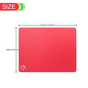 KUFUNG Flexible Cutting Board Mats for Kitchen - 100% Non Slip (New) Color Coordinated Plastic Cutting Boards on Any Countertop