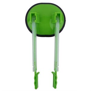 Adjustable Baggy Rack Stand, Food Storage Bags Racks Holder Hand Free Storage Bag Clip for Food Prep Bag Plastic Freezer Bags(Green)