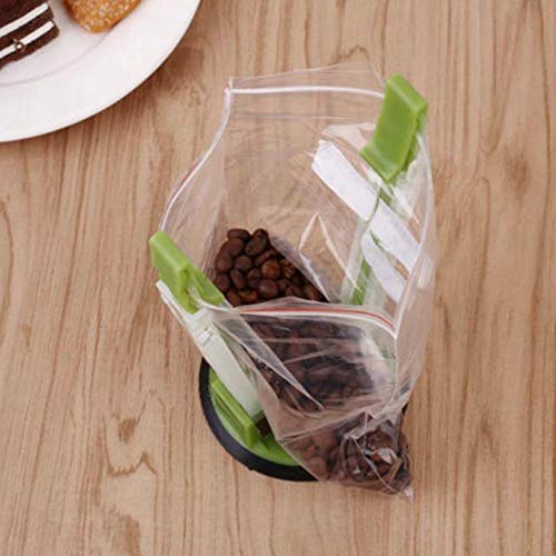 Adjustable Baggy Rack Stand, Food Storage Bags Racks Holder Hand Free Storage Bag Clip for Food Prep Bag Plastic Freezer Bags(Green)