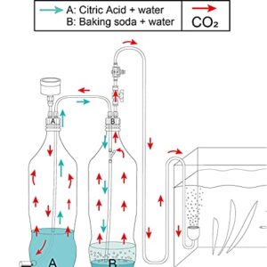 Clscea G200 Aquarium DIY CO2 Generator System Kit