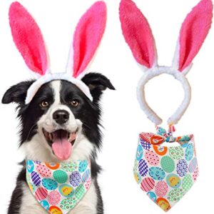 Dog Easter Costume and Egg Dog Bandana