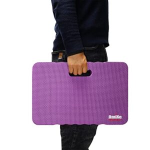 Omixe Extra Thick Kneeling Pad Comfy Foam Kneeler Mat Garden Knee Pad Cushion for Gardening Planting Yard Work Prayer Yoga Mechanic Exercise Workout Baby Bath 18 x 11 x 1.5 Inch Large Purple