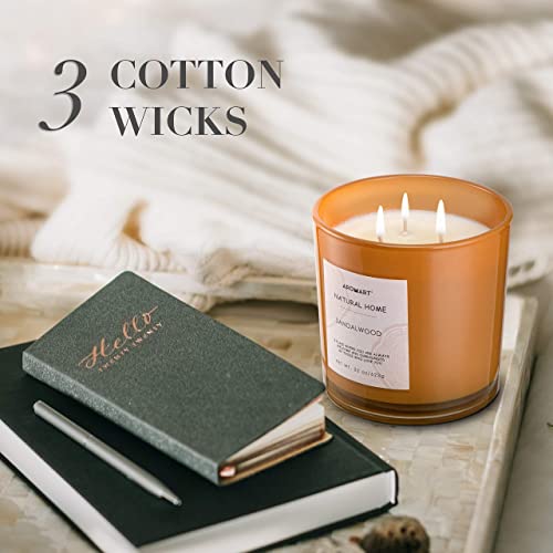 Preferred Linen Candle and Sandalwood Candle Bundle for Natural Soy Wax