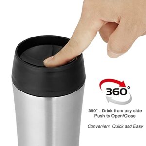 Amazon Basics Stainless Steel Travel Mug | 360ml