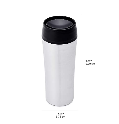 Amazon Basics Stainless Steel Travel Mug | 360ml