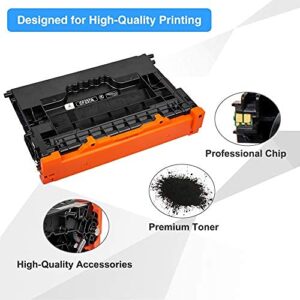 TRUE IMAGE Compatible Toner Cartridge Replacement for HP CF237A 37A Work for Enterprise M607n M607dn M608dn M608n M608x M609 M609x MFP M632 M631 M633fh M631h Printer (Black, 2-Pack)