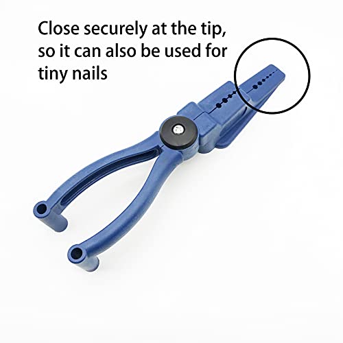 Nails Holder for Hammering Safety Pliers Finger Saver Protector Finger Joint Plastic Pliers Household Gadget Tool Easy Position Nails Screws