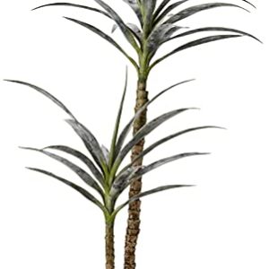 Amazon Basics Artificial Yucca Plant with Plastic Nursery Pot, 40-Inch