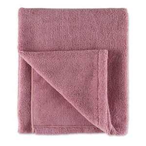 Bone Dry Pet Grooming Towel Collection Absorbent Microfiber X-Large, 41x23.5", Embroidered Rose