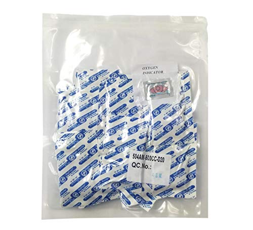 Slow-Acting 500cc Oxygen Absorbers - for Long Term Food Storage Scavengers (Packs of 20) (5)