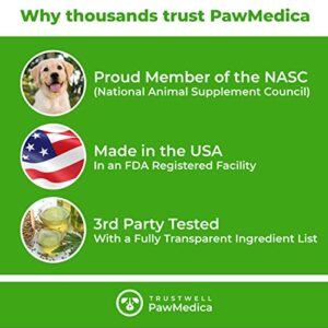 PawMedica Dog Probiotics and Digestive Enzymes, Probiotics for Dogs Made in USA, Pet Probiotic Chews for Dogs, Prebiotics & Probiotic Dog Digestive Support, Probiotic Treats - 60 Dog Probiotic Chews