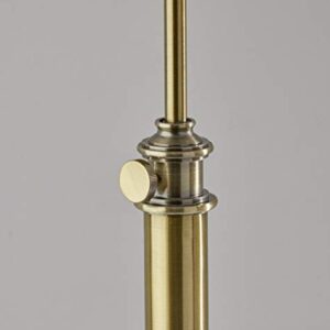 Adesso Home SL1165-21 Transitional Table Lamp from Barton Collection in Brass-Antique Finish, 15.00 inches, Bronze