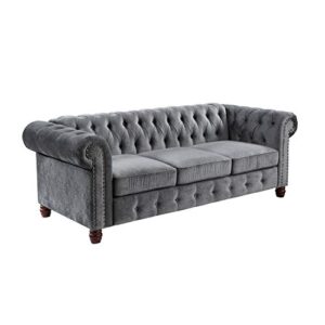 Lexicon Boswell Living Room Sofa, Dark Gray