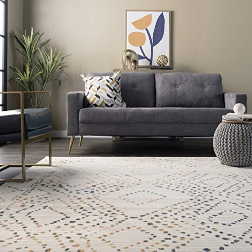 nuLOOM Mila Dotted Diamond Trellis Area Rug, 8' x 10', Beige