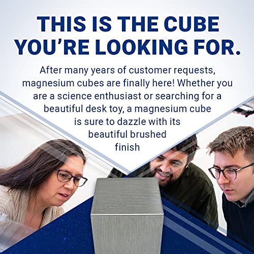 4" Magnesium Cube - Biggest Size