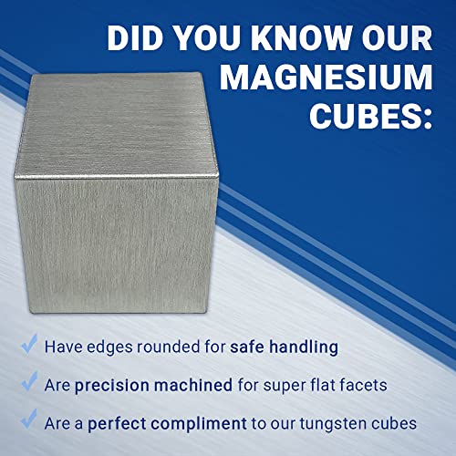 4" Magnesium Cube - Biggest Size