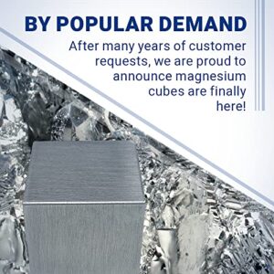 4" Magnesium Cube - Biggest Size