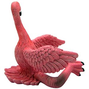 Pink Flamingo Wine Bottle Holder, Tabletop Decoration, 6 Inches