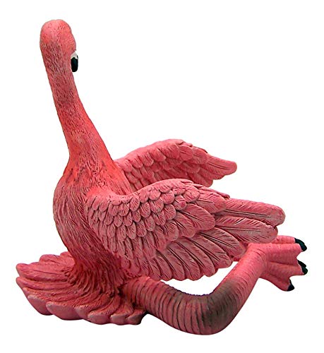 Pink Flamingo Wine Bottle Holder, Tabletop Decoration, 6 Inches